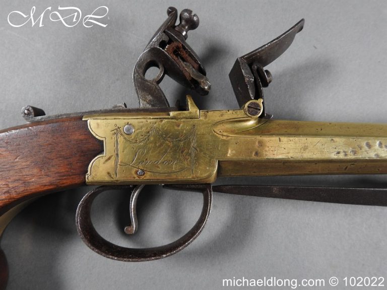 Flintlock Box-Lock Blunderbuss Pistol by Griffin of London – Michael D ...