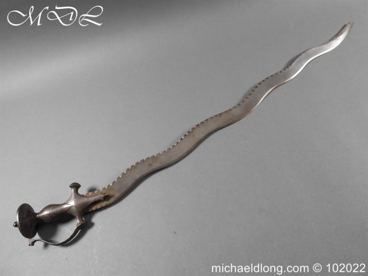 Indian 19th Century Tulwar Hilted Serrated Sword – Michael D Long Ltd ...