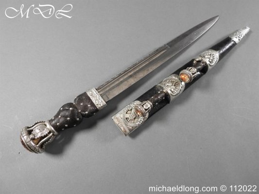 Gordon Highlanders Victorian Cased Officer’s Dirk Set – Michael D Long ...
