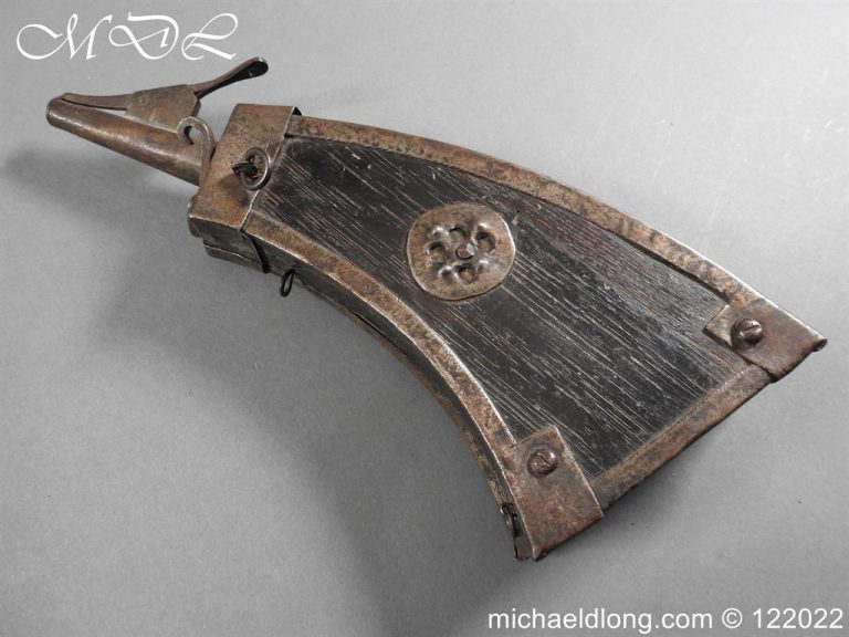 German 17th C Musketeer’s Powder Flask – Michael D Long Ltd | Antique ...