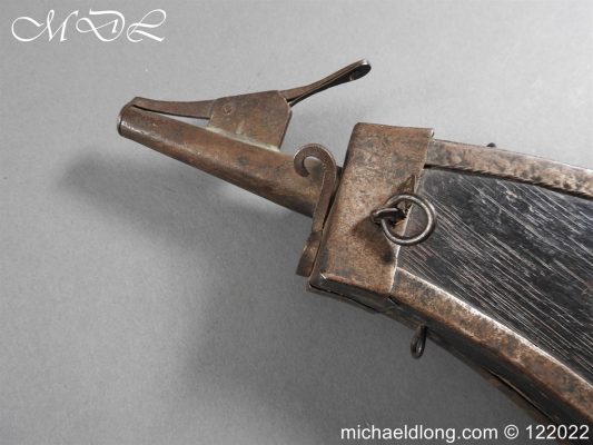 German 17th C Musketeer’s Powder Flask – Michael D Long Ltd | Antique ...