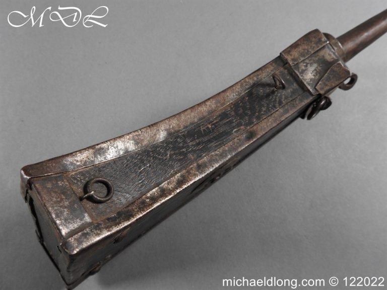 German 17th C Musketeer’s Powder Flask – Michael D Long Ltd | Antique ...