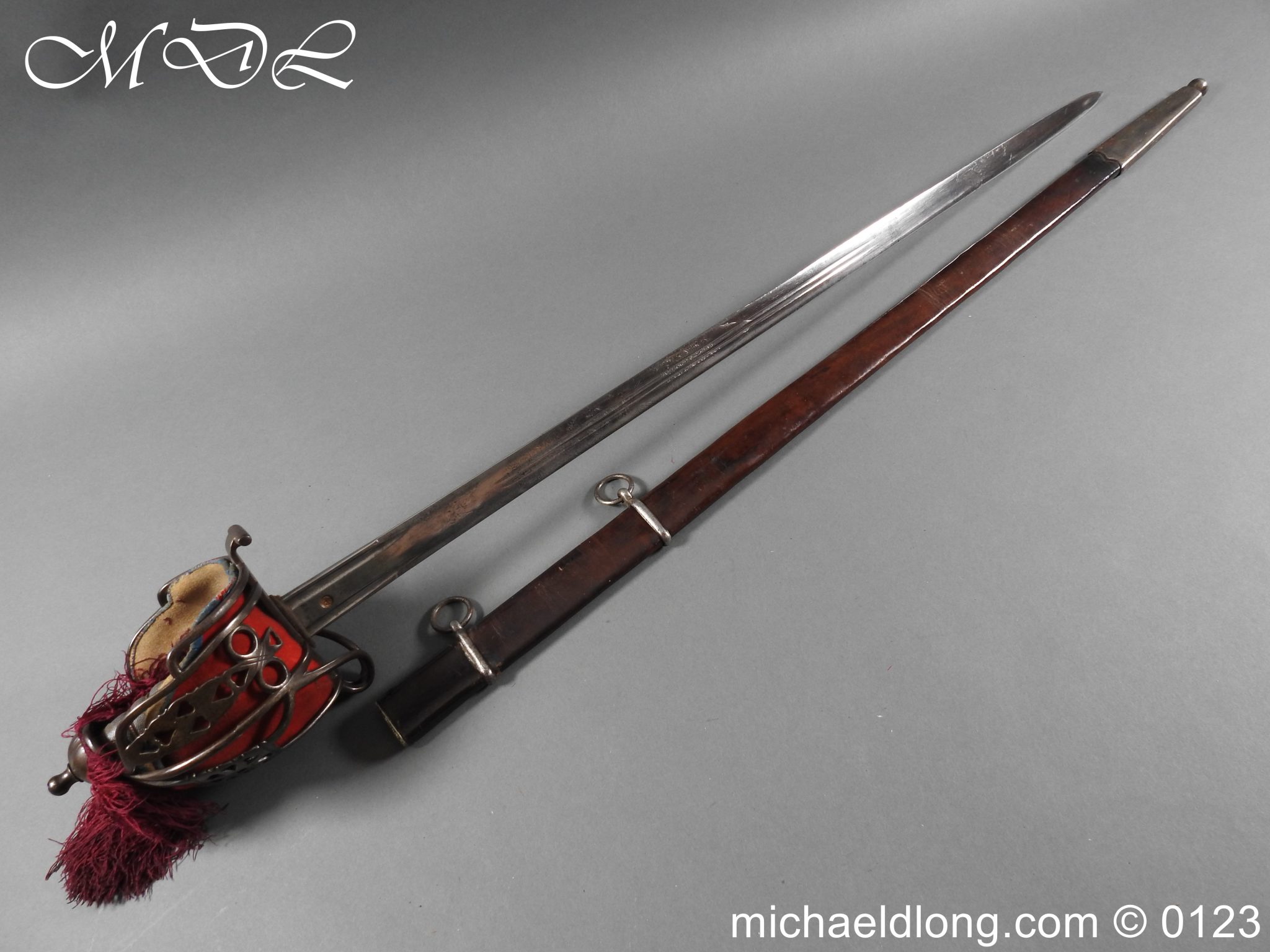 Victorian Black Watch 42rd Scottish Officer’s Sword – Michael D Long ...
