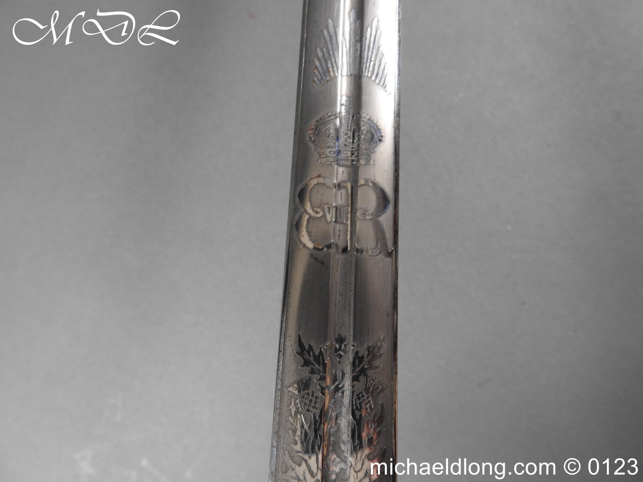 Gordon Highlanders Edward 8th Cross Hilt Sword – Michael D Long Ltd ...