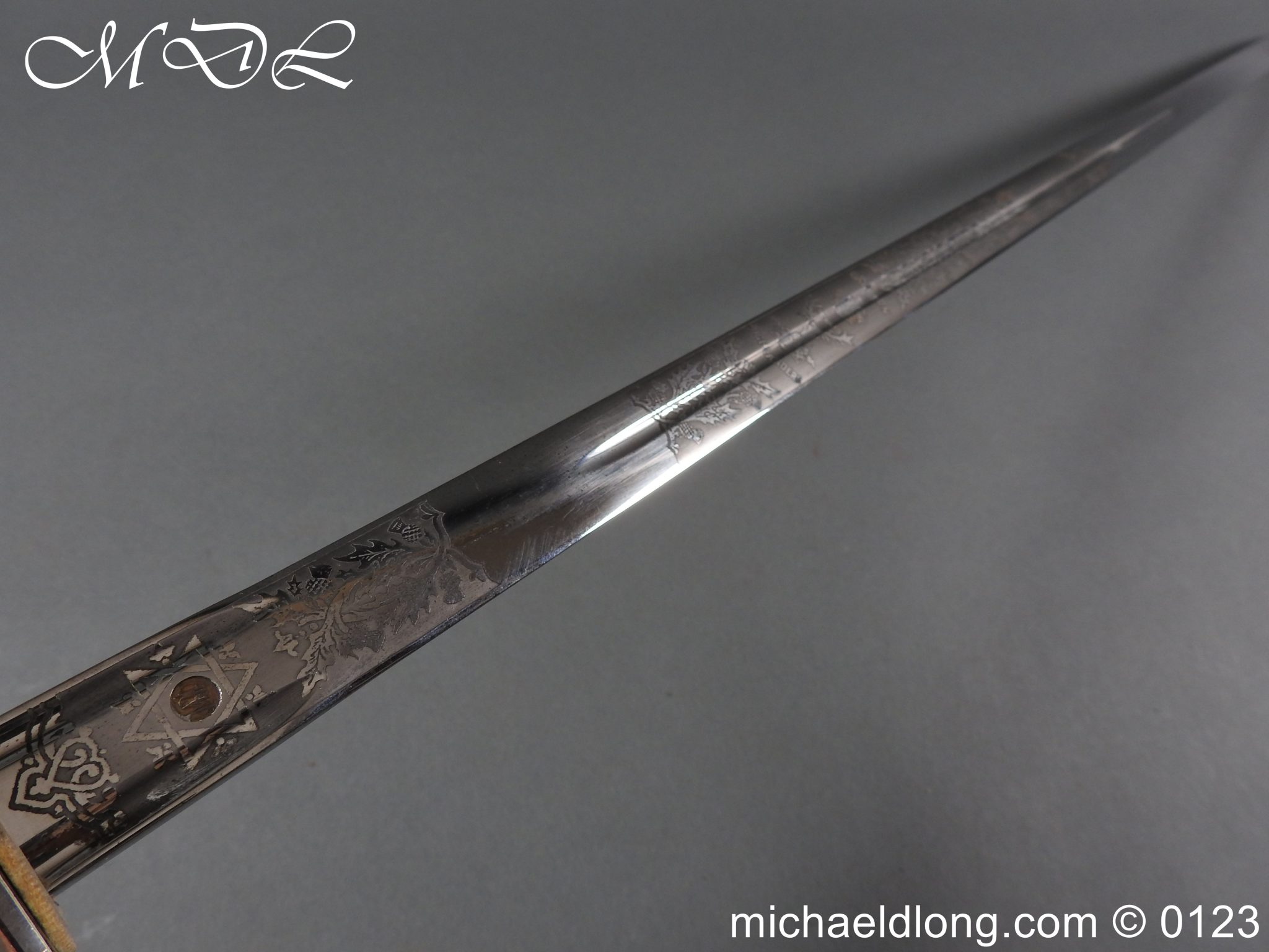 Gordon Highlanders Edward 8th Cross Hilt Sword – Michael D Long Ltd ...