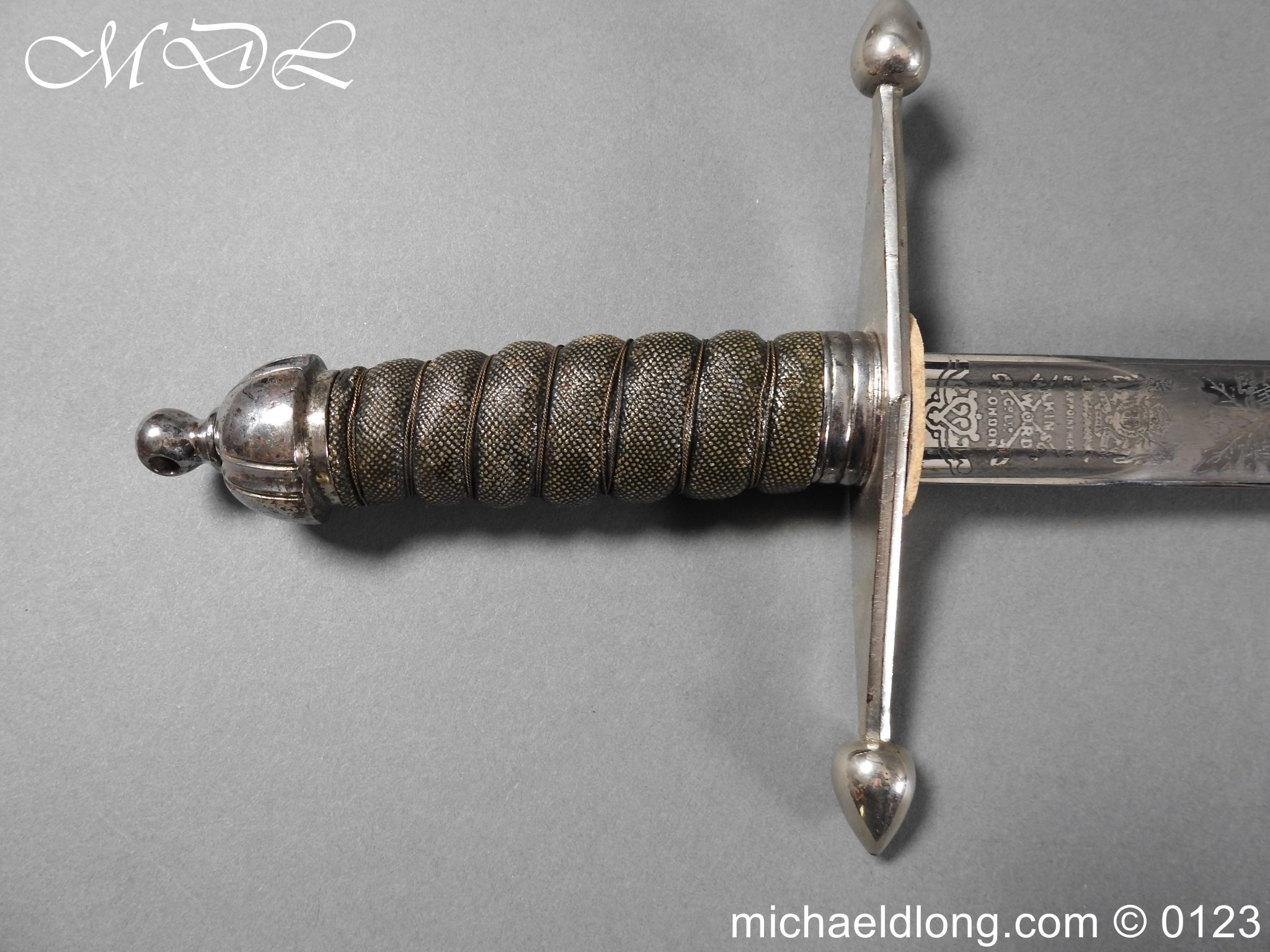 Gordon Highlanders Edward 8th Cross Hilt Sword – Michael D Long Ltd ...