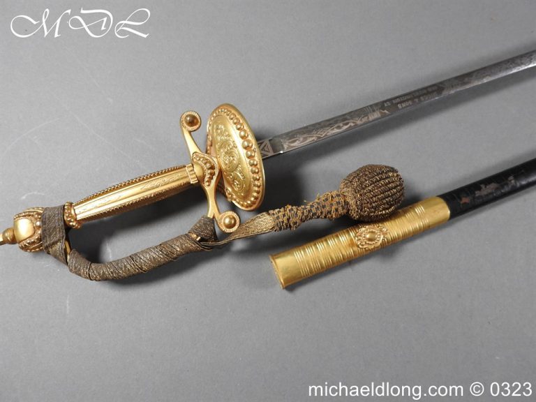 Edward 7th British Court Sword – Michael D Long Ltd | Antique Arms & Armour