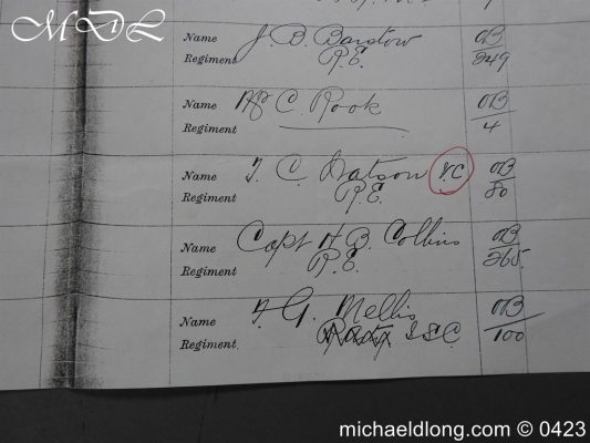 Wilkinson Sword VC Officer’s Sword – Thomas Colclough Watson – Michael ...