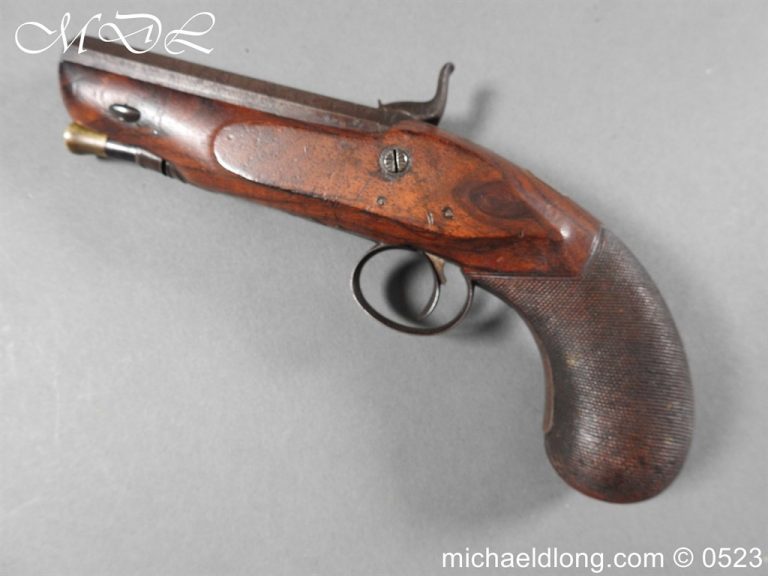 Percussion Overcoat Pistol by Smith – Michael D Long Ltd | Antique Arms ...