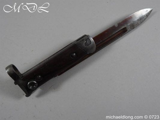 Italian M1938 Latch Lock Folding Carcano Bayonet – Michael D Long Ltd ...