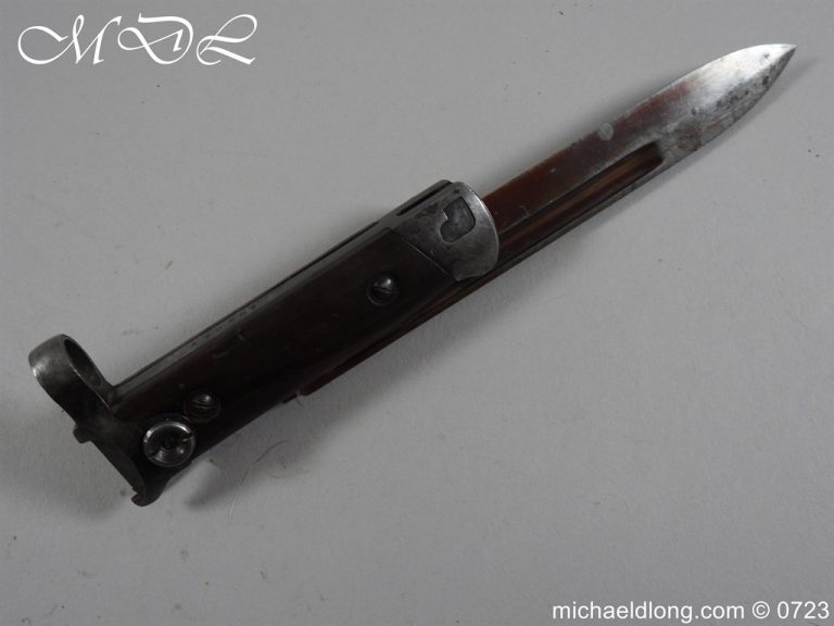 Italian M1938 Latch Lock Folding Carcano Bayonet – Michael D Long Ltd ...