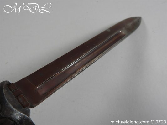 Italian M1938 Latch Lock Folding Carcano Bayonet – Michael D Long Ltd ...