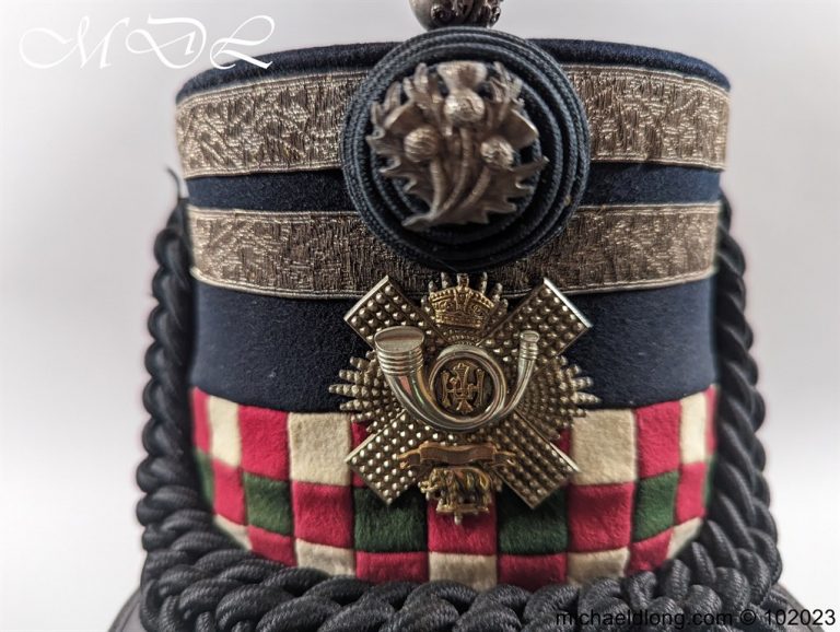Highland Light Infantry Field Officer’s Shako – Michael D Long Ltd ...