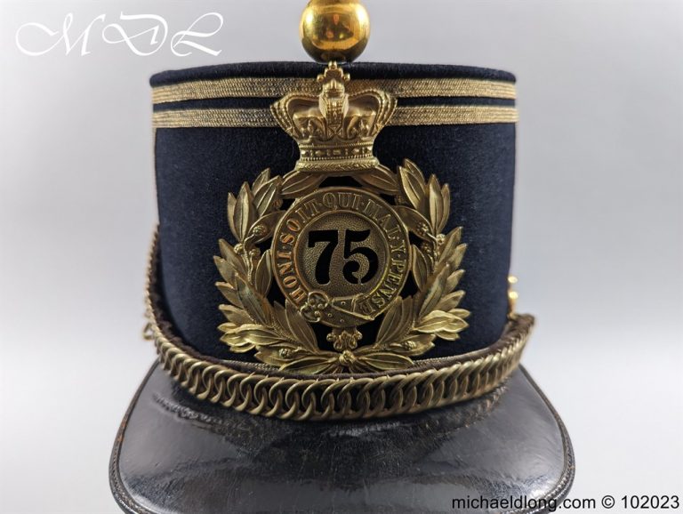 Scottish 75th Foot Officer’s Victorian Shako – Michael D Long Ltd ...