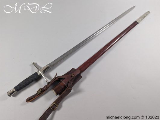 Highland Light Infantry Cross Hilt Officer’s Sword – Michael D Long Ltd ...