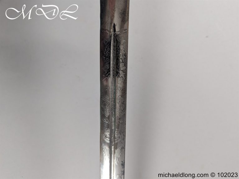 Highland Light Infantry Cross Hilt Officer’s Sword – Michael D Long Ltd ...