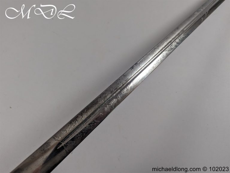 Highland Light Infantry Cross Hilt Officer’s Sword – Michael D Long Ltd ...