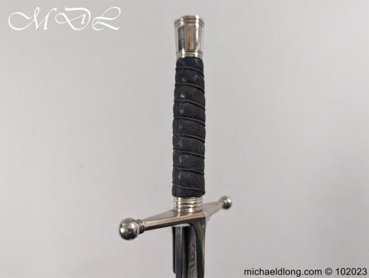 Highland Light Infantry Cross Hilt Officer’s Sword – Michael D Long Ltd ...