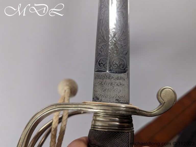 Victorian 4th Ardrossan Artillery Presentation Sword – Michael D Long ...