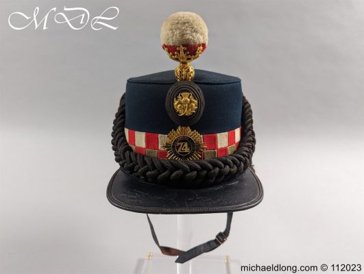 Scottish 74th Highlander’s Officer’s Victorian Shako – Michael D Long ...