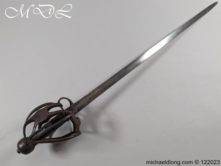 English 17th Century Basket Hilt Sword – Michael D Long Ltd | Antique ...