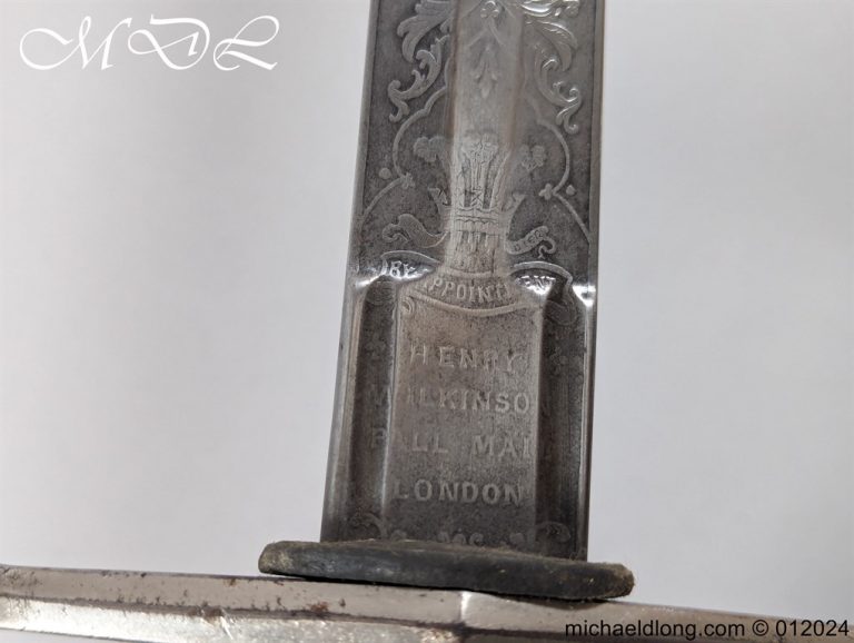Seaforth Highlanders Ross – Shire Buffs Officer’s Sword – Michael D ...