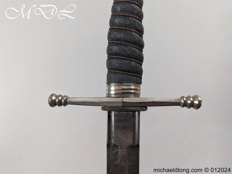 Seaforth Highlanders Ross – Shire Buffs Officer’s Sword – Michael D ...