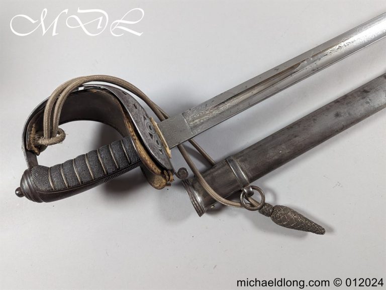 British 1821 Heavy Cavalry Sword Glasgow Imperial Yeomanry – Michael D ...