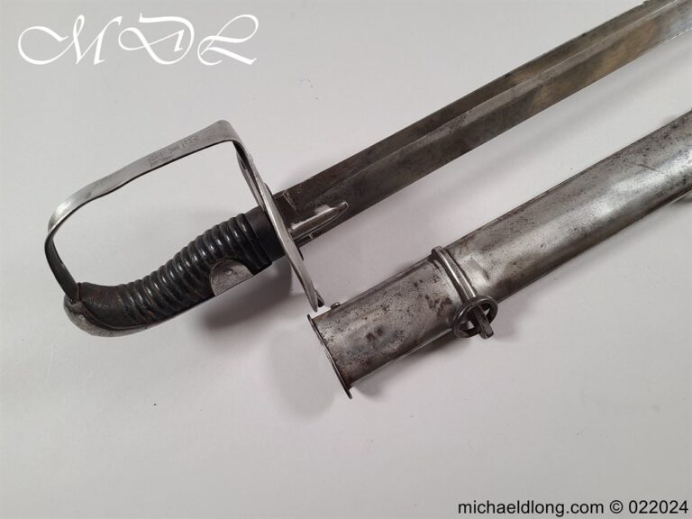 British 1796 WYC Heavy Cavalry Troopers Sword – Michael D Long Ltd ...