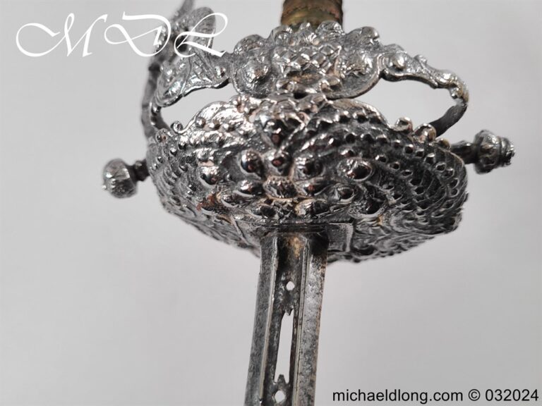 English Rapier Circa 1640 – Michael D Long Ltd | Antique Arms & Armour