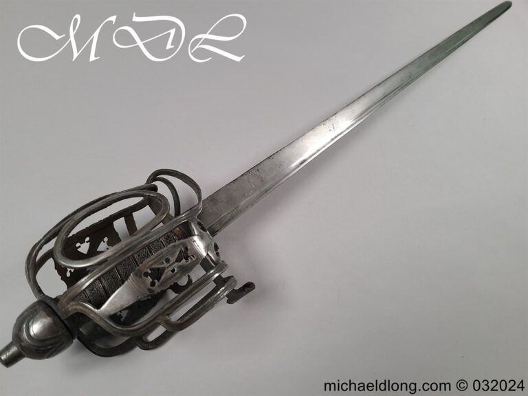 British 18th Century Basket Hilted Dragoon Sword – Michael D Long Ltd ...