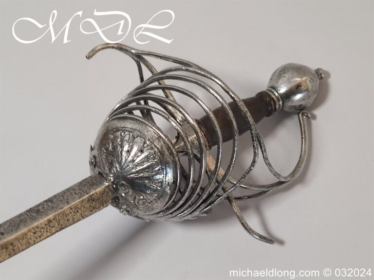 Six Ringed 17th Century Rapier – Michael D Long Ltd | Antique Arms & Armour