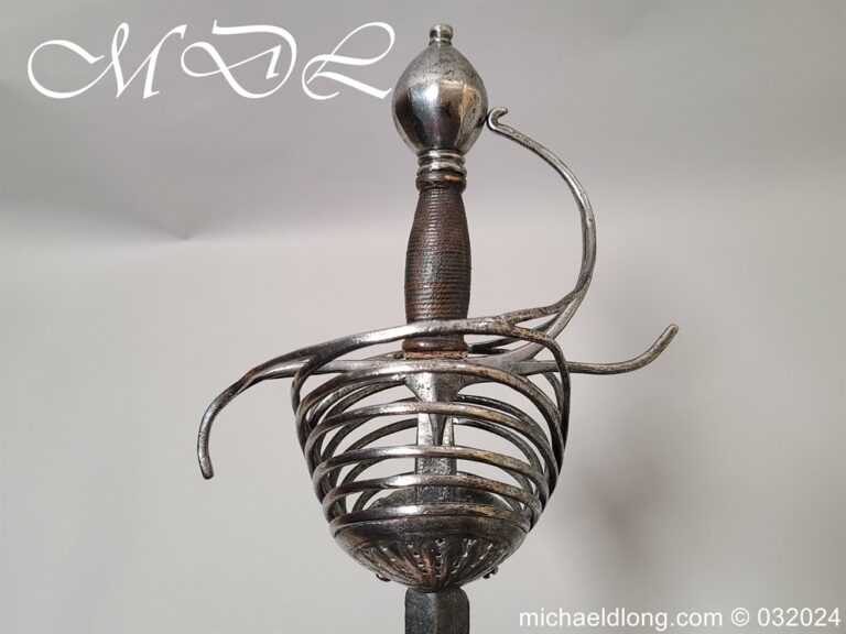 Six Ringed 17th Century Rapier – Michael D Long Ltd | Antique Arms & Armour