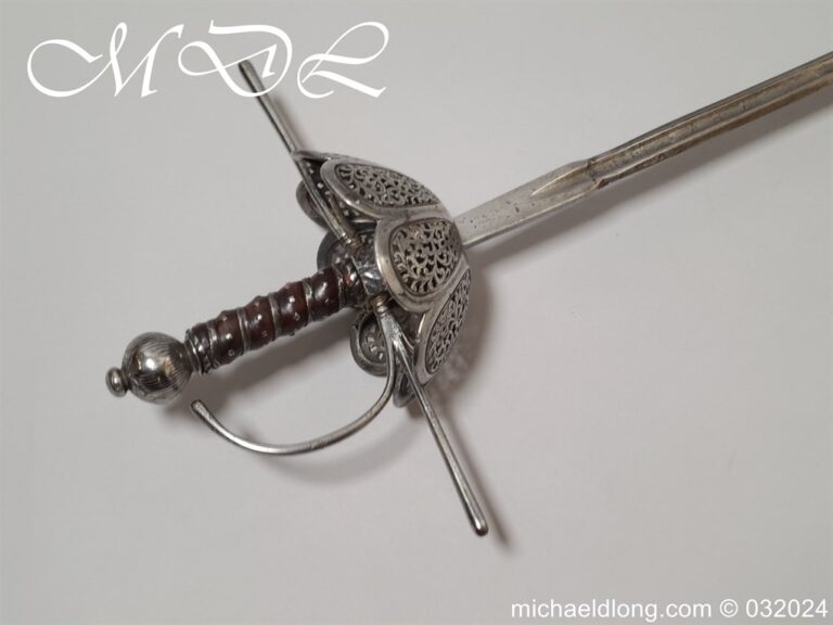 Italian Cup Hilt Rapier c 1630 – Michael D Long Ltd | Antique Arms & Armour