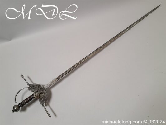 Italian Cup Hilt Rapier c 1630 – Michael D Long Ltd | Antique Arms & Armour