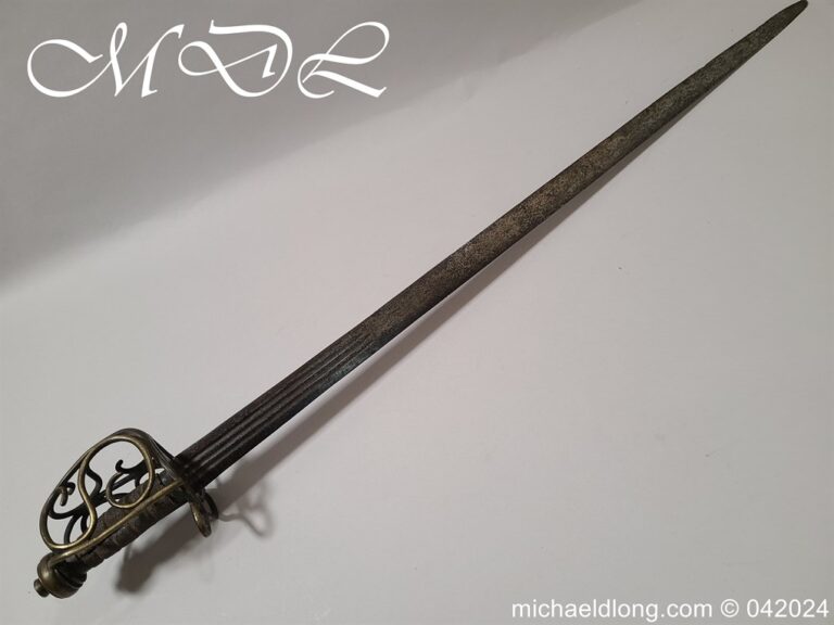 English Brass Hilted Broadsword c.1740 – Michael D Long Ltd | Antique ...