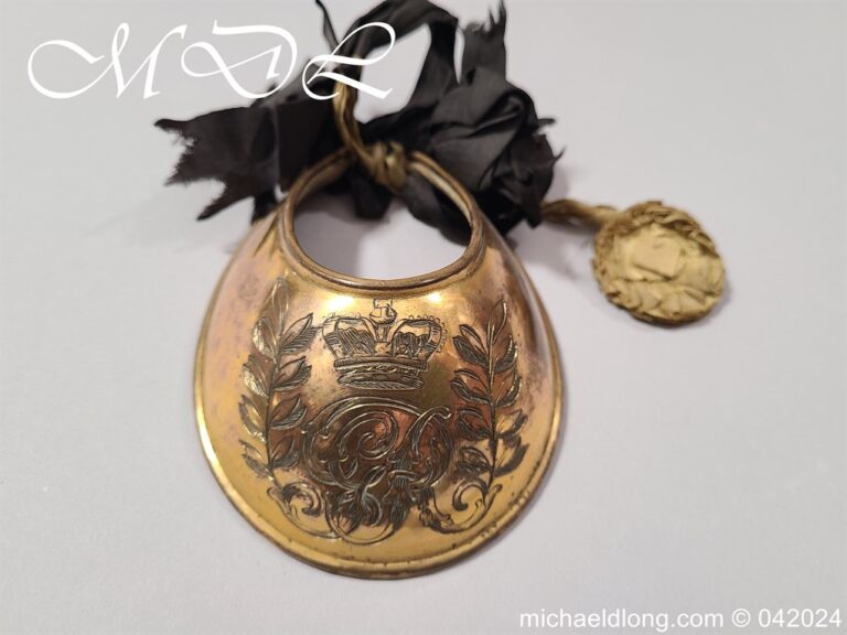 British Georgian Officer’s Gorget – Michael D Long Ltd | Antique Arms ...