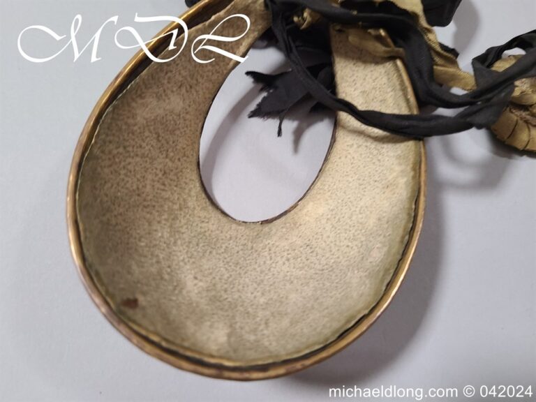 British Georgian Officer’s Gorget – Michael D Long Ltd | Antique Arms ...