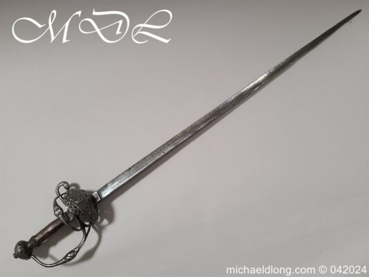 English Royalist Rapier Circa 1640 – Michael D Long Ltd | Antique Arms ...