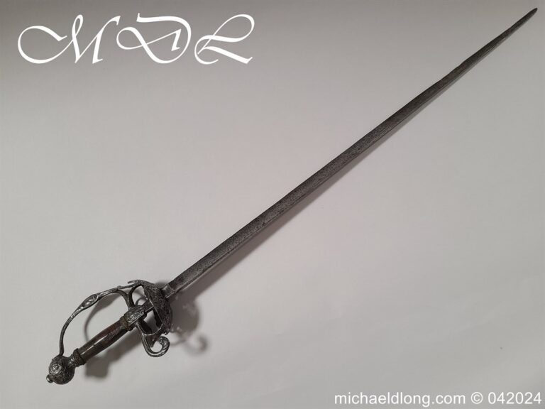 English Royalist Rapier Circa 1640 – Michael D Long Ltd | Antique Arms ...