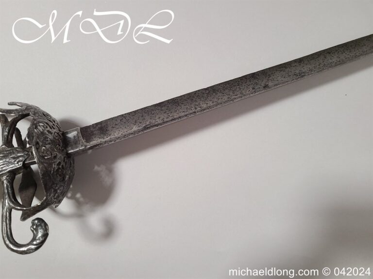 English Royalist Rapier Circa 1640 – Michael D Long Ltd | Antique Arms ...