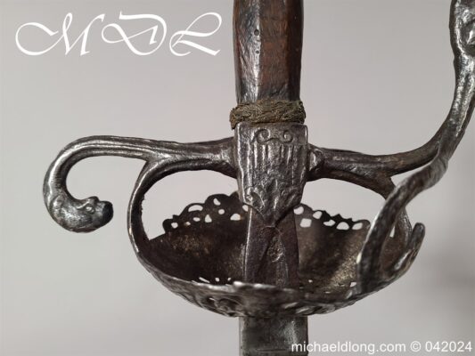 English Royalist Rapier Circa 1640 – Michael D Long Ltd | Antique Arms ...