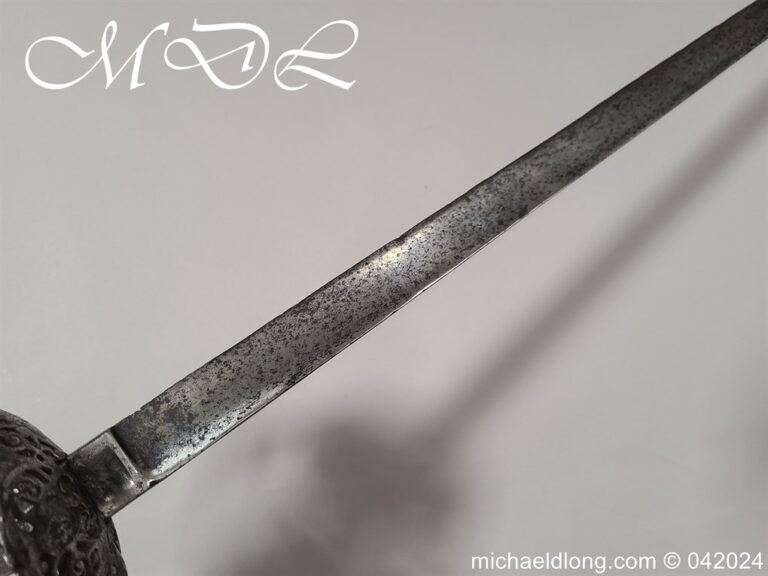 English Royalist Rapier Circa 1640 – Michael D Long Ltd | Antique Arms ...