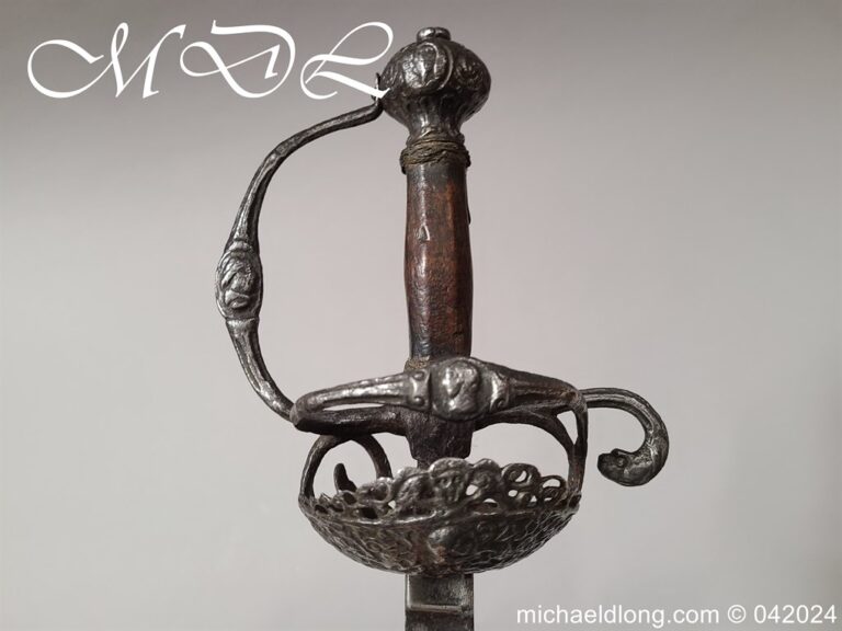 English Royalist Rapier Circa 1640 – Michael D Long Ltd | Antique Arms ...