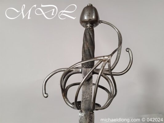 Swept Hilt Rapier Circa 1640 – Michael D Long Ltd | Antique Arms & Armour