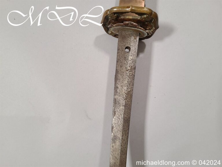 Japanese WW2 Officers Sword Signed with Seki Stamp – Michael D Long Ltd ...