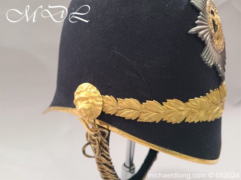 Ayrshire Yeomanry Officers Blue Cloth Helmet – Michael D Long Ltd ...