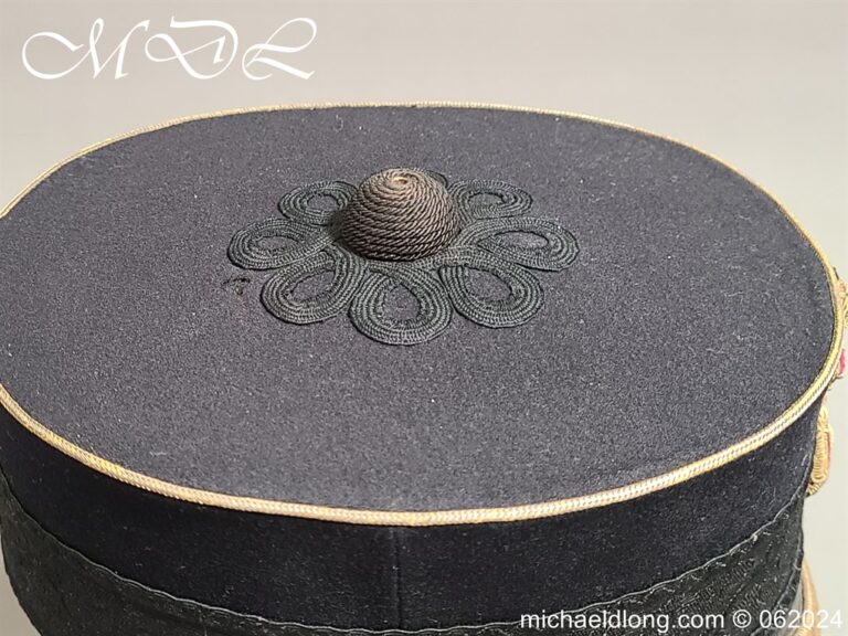 Victorian Loyal North Lancashire Officers Forage Cap – Michael D Long ...