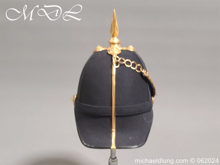Victorian Officers Royal Lancaster Regiment Blue Cloth Helmet – Michael ...