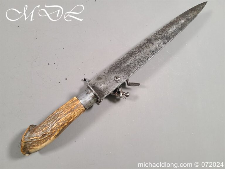 Flintlock Hunting Dagger – Michael D Long Ltd | Antique Arms & Armour